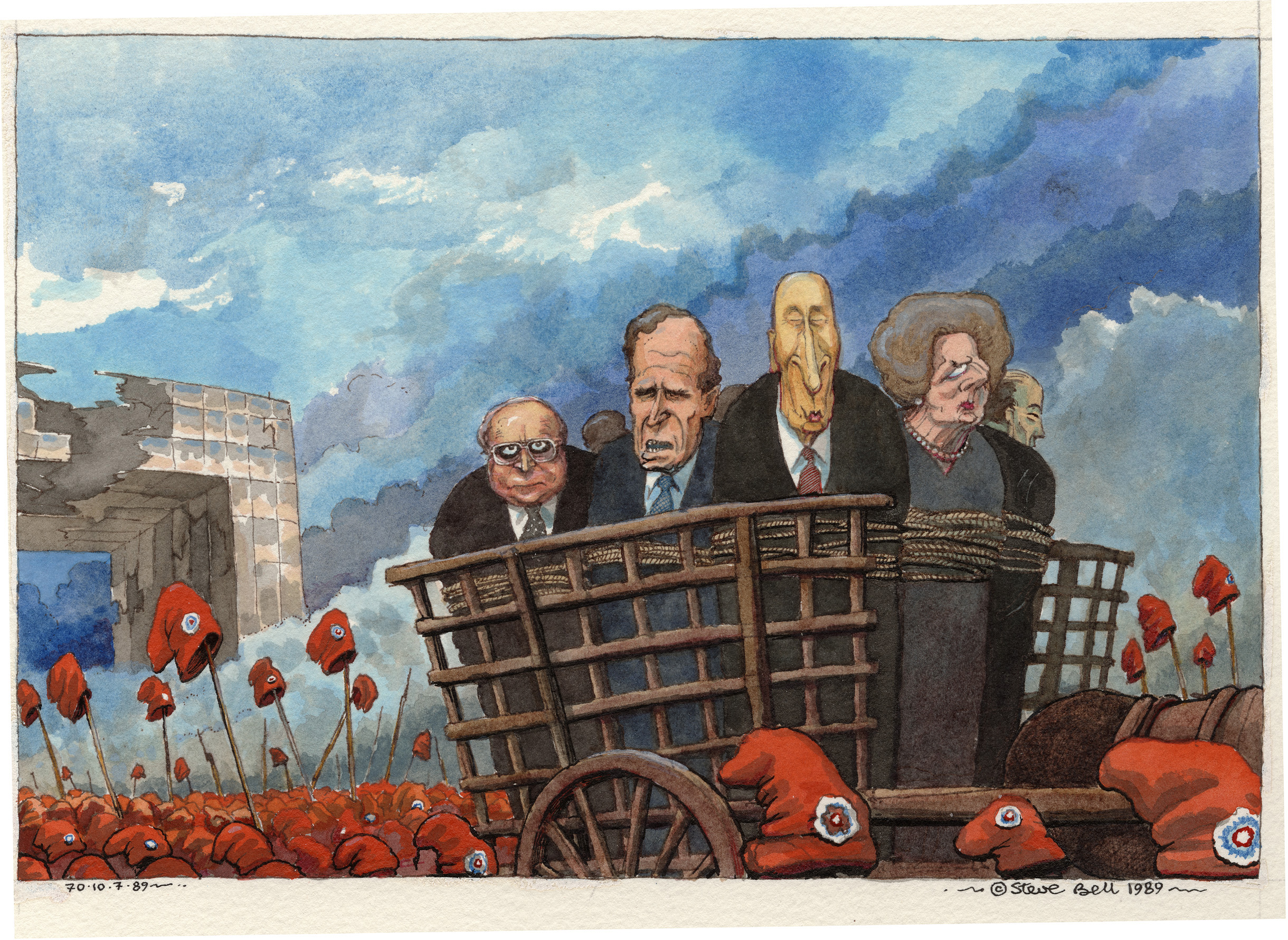 EXHIBITION 'Bell Brochette. The Presidents of the French Republic seen ...