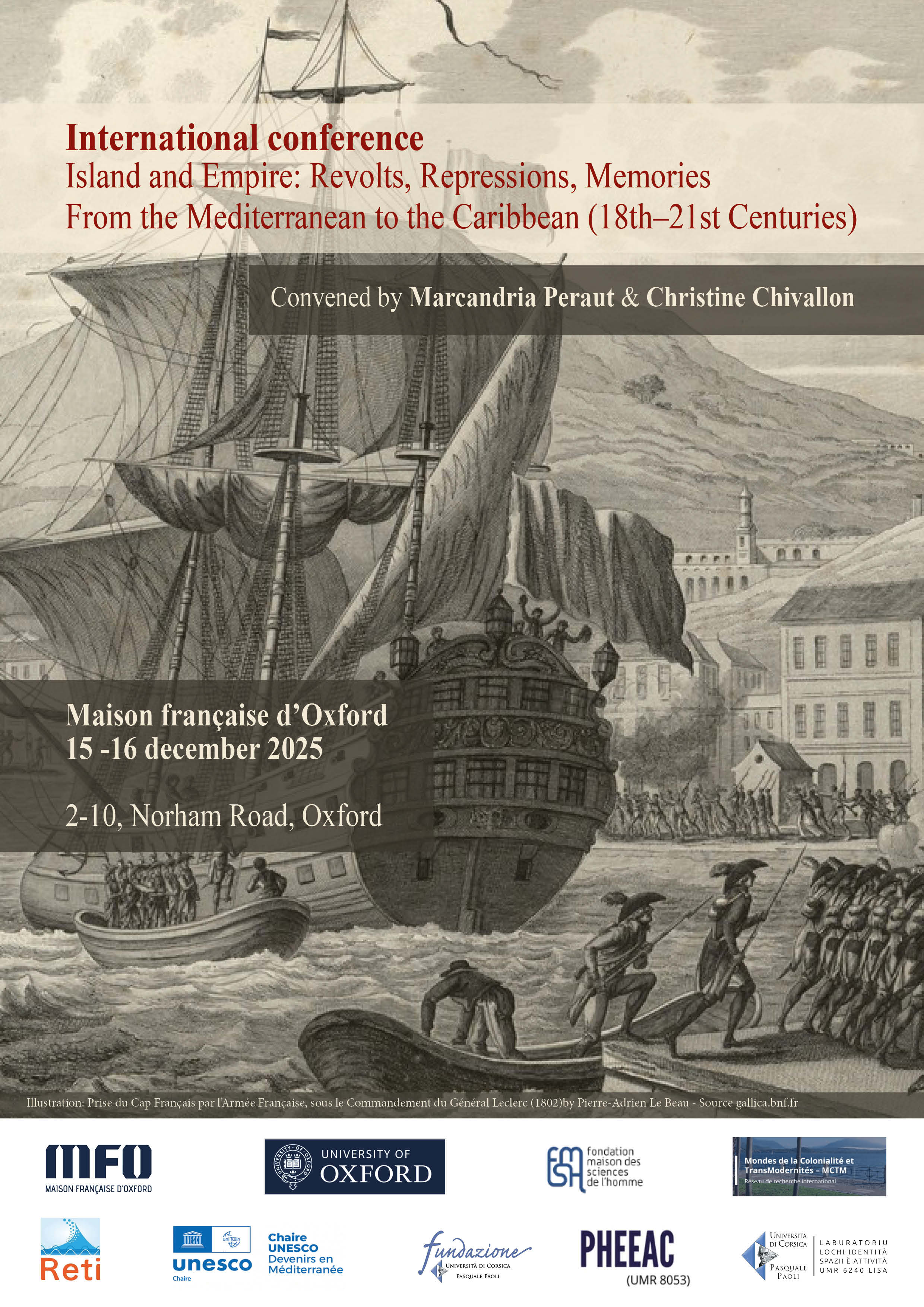 International conference Island and Empire: Revolts, Repressions ...